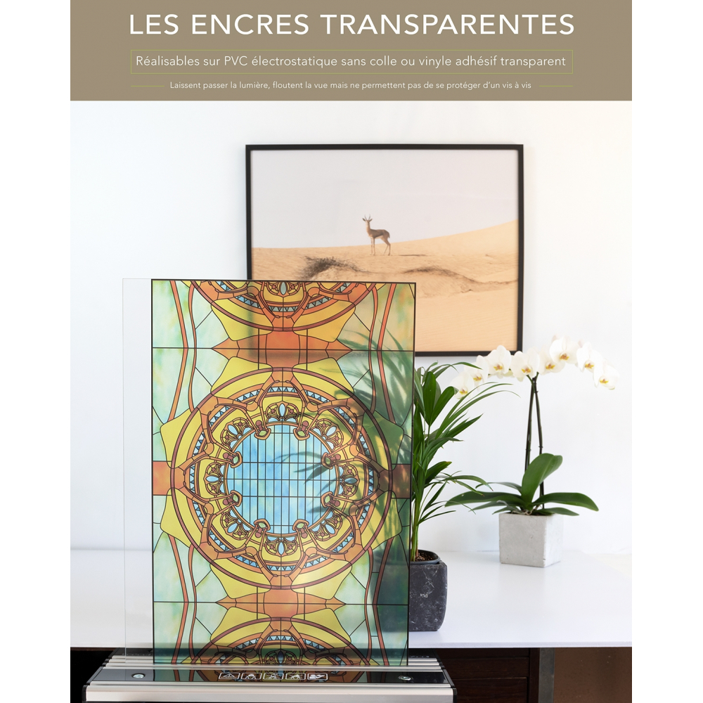 EFFET VITRAIL - DECO-VITRES - Electrostatiques et stickers