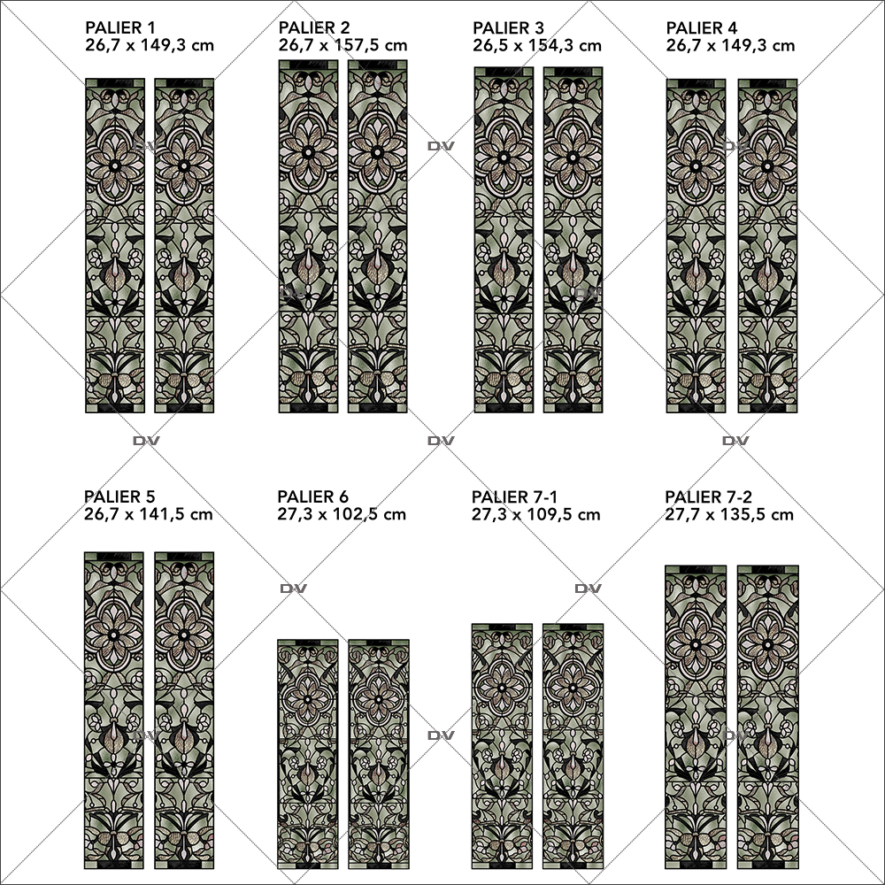 VITP2263 - Lot de 16 stickers formats personnalisés