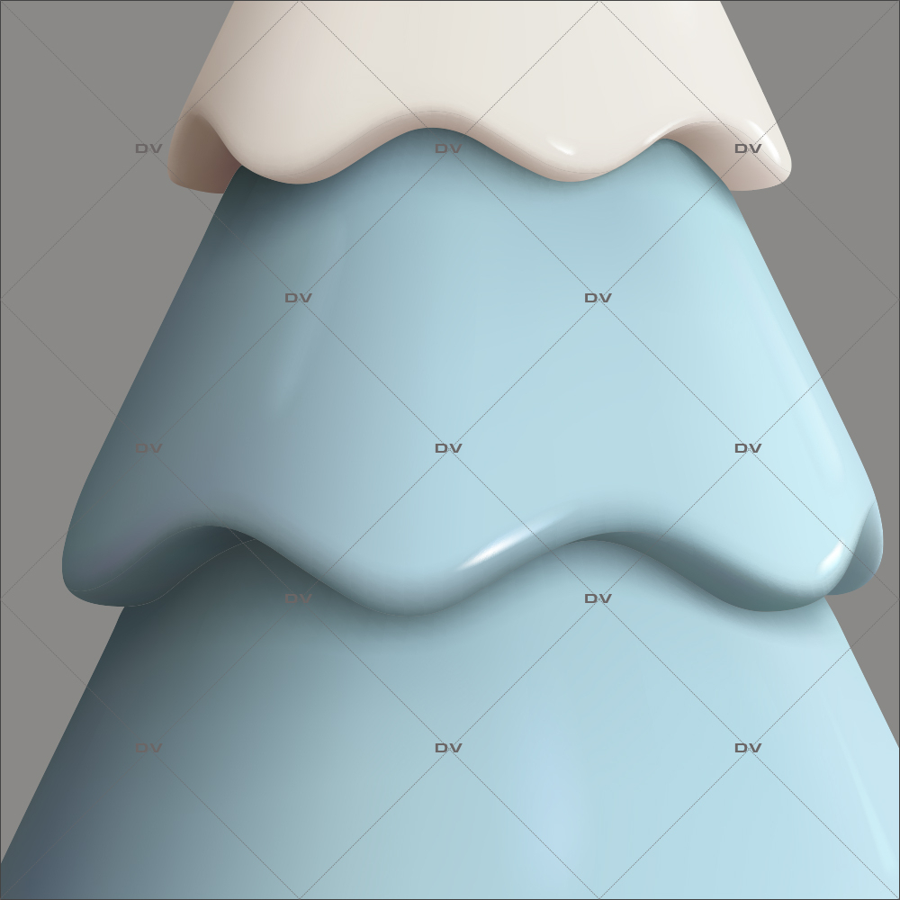 SP51 - Sticker paysage sapins pink delight